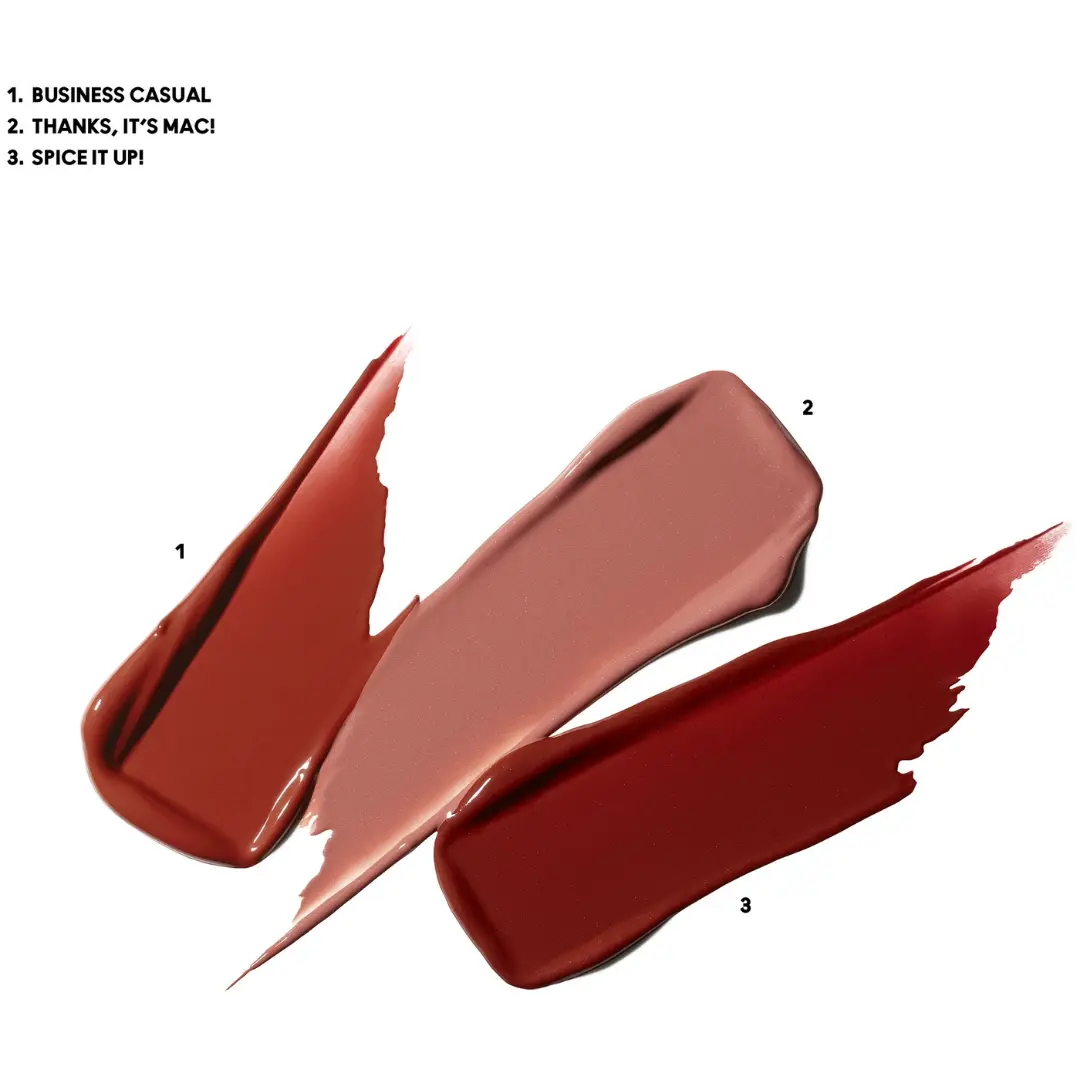 MAC Wildest Gleams Mini Lustreglass Lip Trio Set