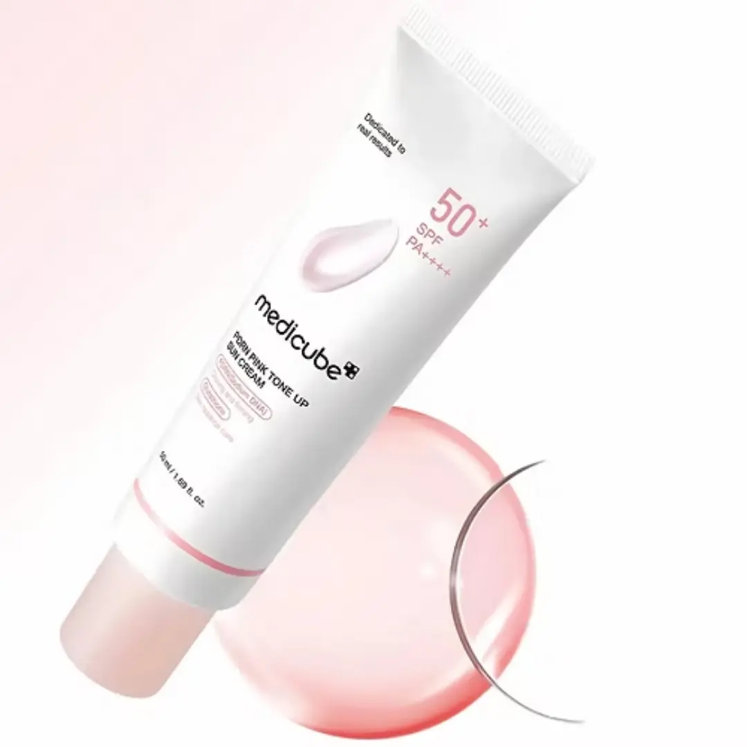 medicube PDRN Pink Tone Up Sun Cream SPF50+ PA++++ 50ml