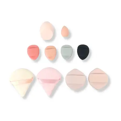 10Pcs Beauty Blender & Powder Puff Set