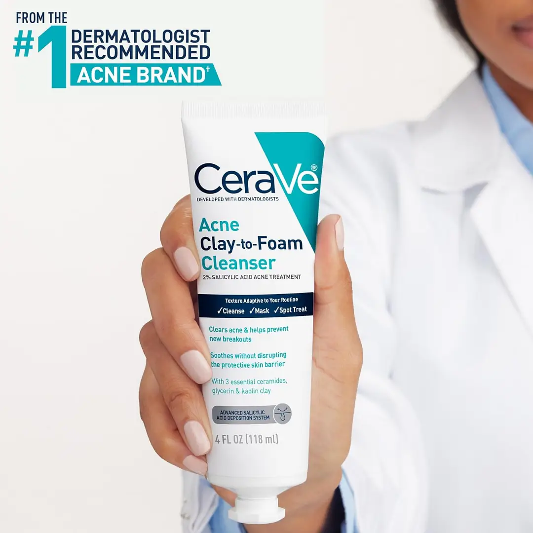 CeraVe Acne Clay to Foam Cleanser 118ml