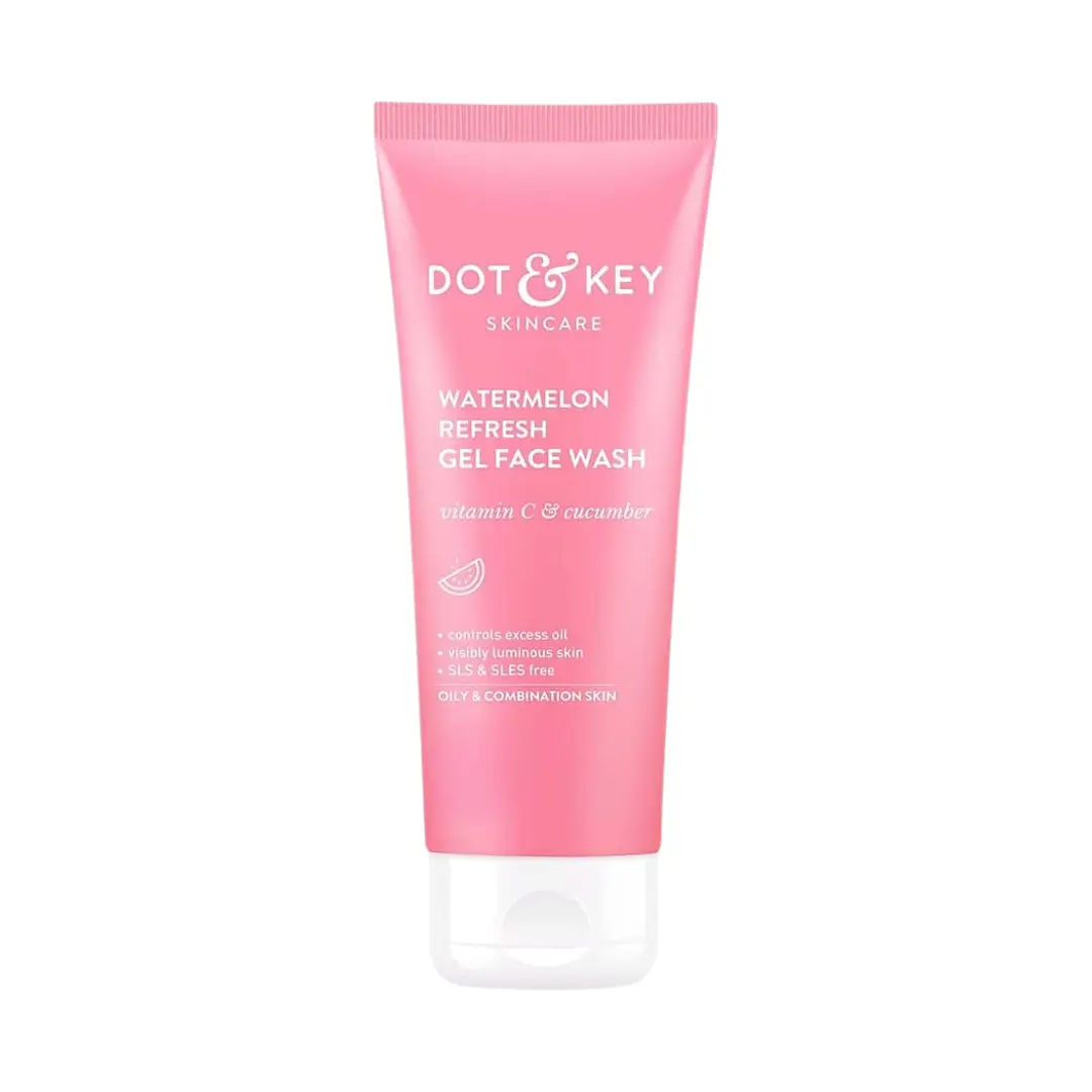 Dot & Key Watermelon Refresh Gel Face Wash with Vitamin C & Cucumber 15ml