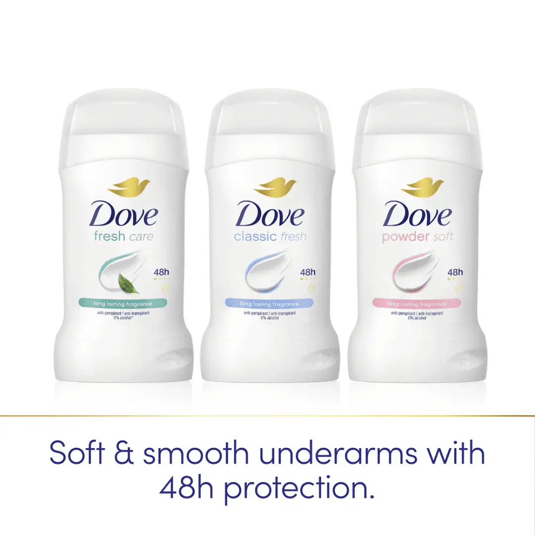 Dove Powder Soft 48h Anti-Perspirant Deodorant Stick 50ml