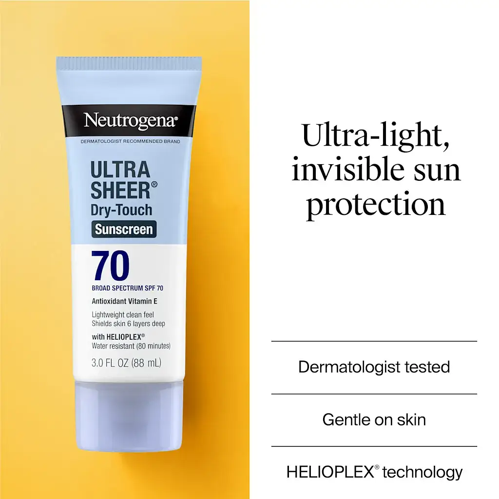 Neutrogena Ultra Sheer Dry Touch Sunscreen SPF70 88ml
