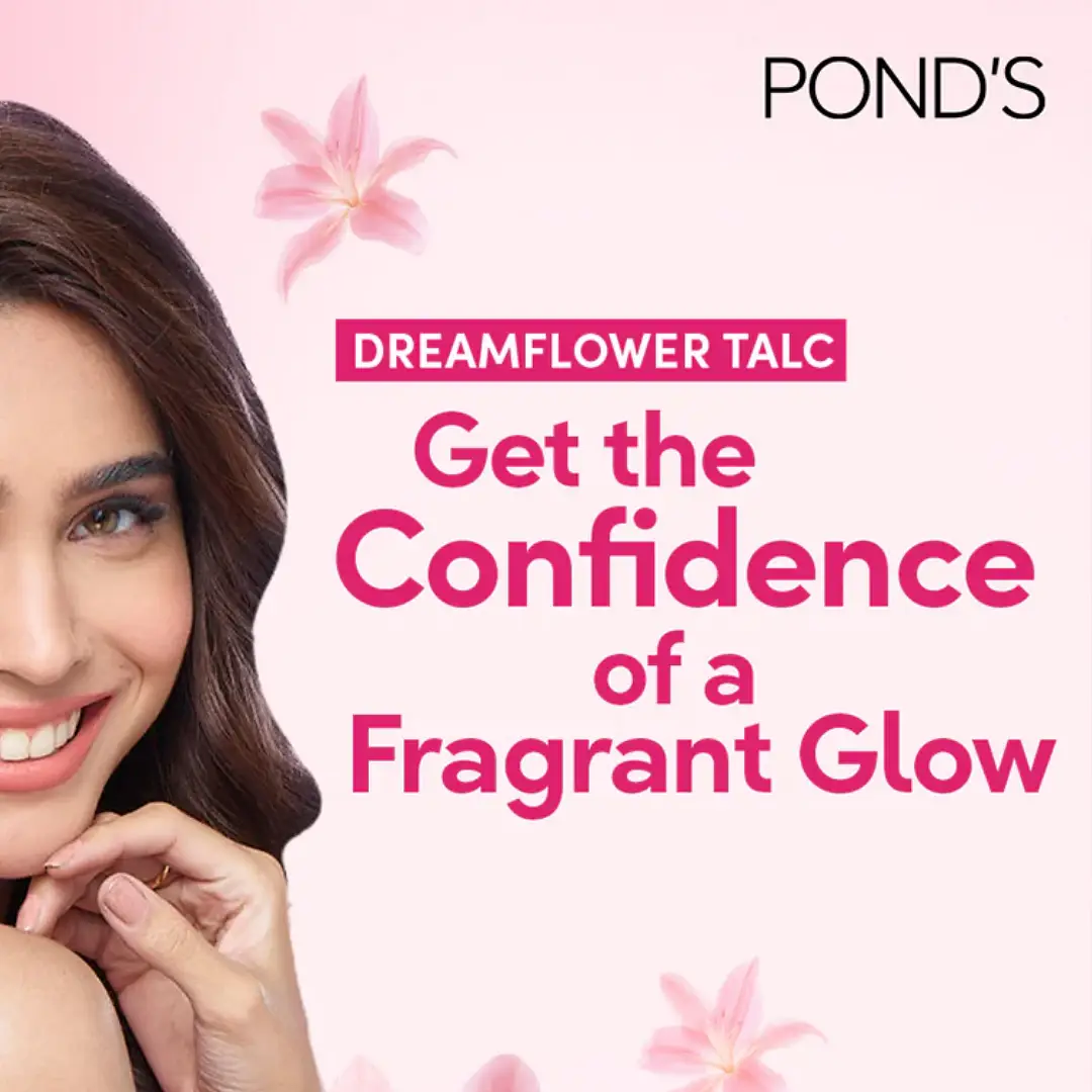 Pond's Dreamflower Fragrant Talcum Powder Pink Lily 100g