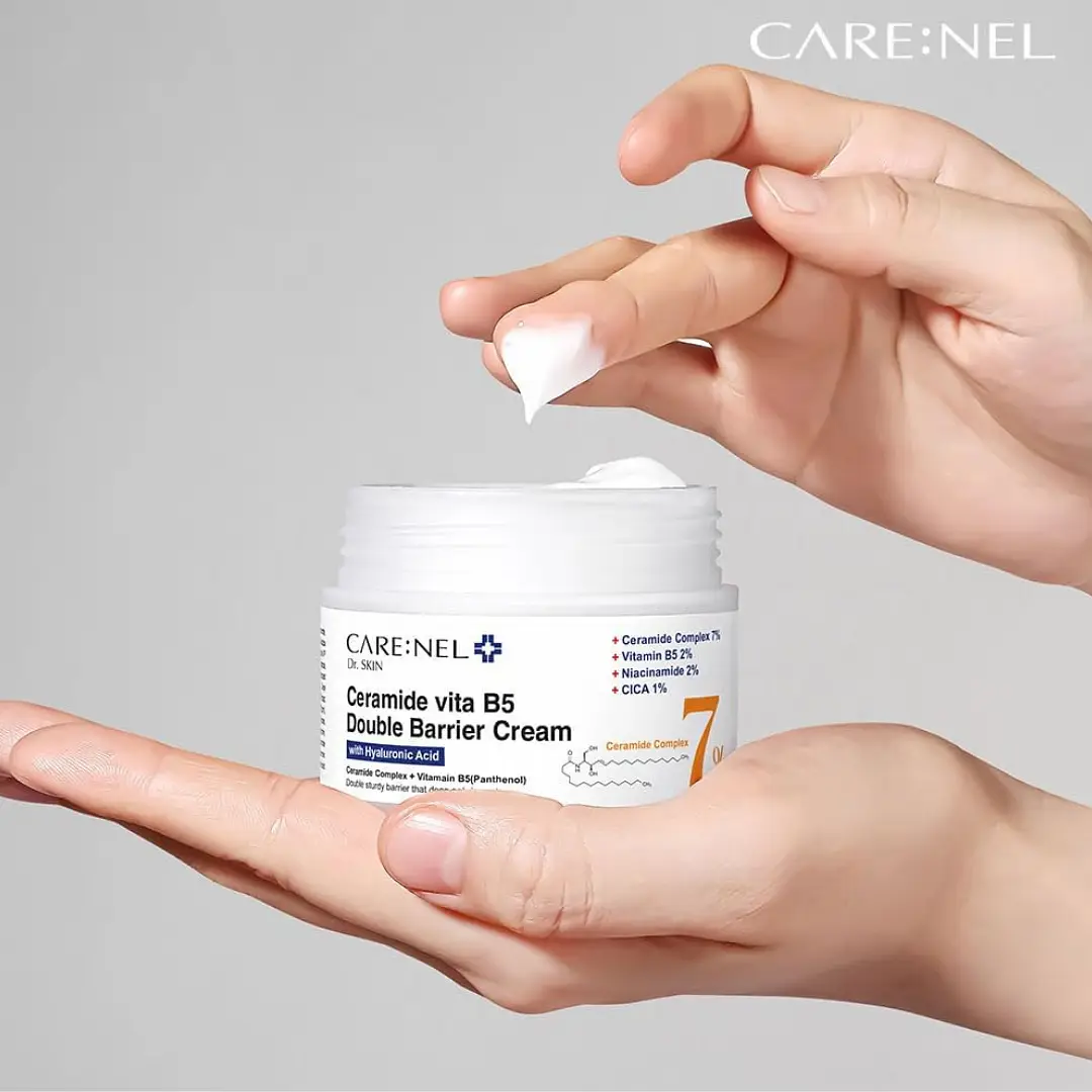 CARE:NEL Ceramide Vita B5 Double Barrier Cream with hyaluronic Acid 50ml
