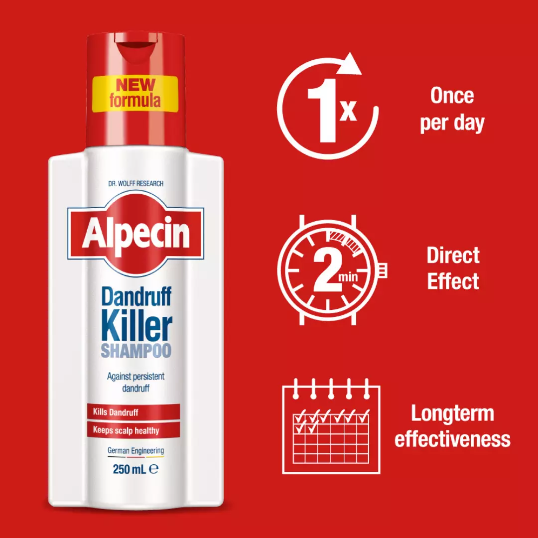 Alpecin Dandruff Killer Shampoo 250ml - Klassy Missy