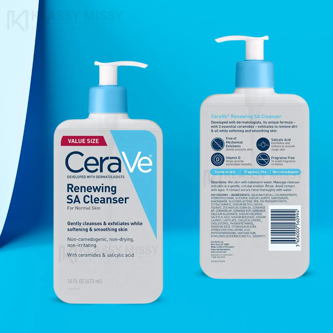 CeraVe Renewing SA Cleanser 473ml USA Version