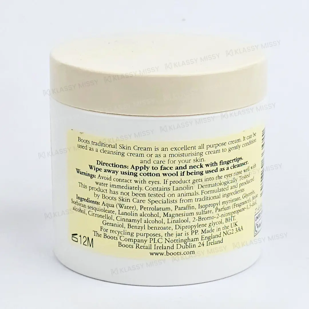 Boots Traditional Skin Care Skin Cream 200ml