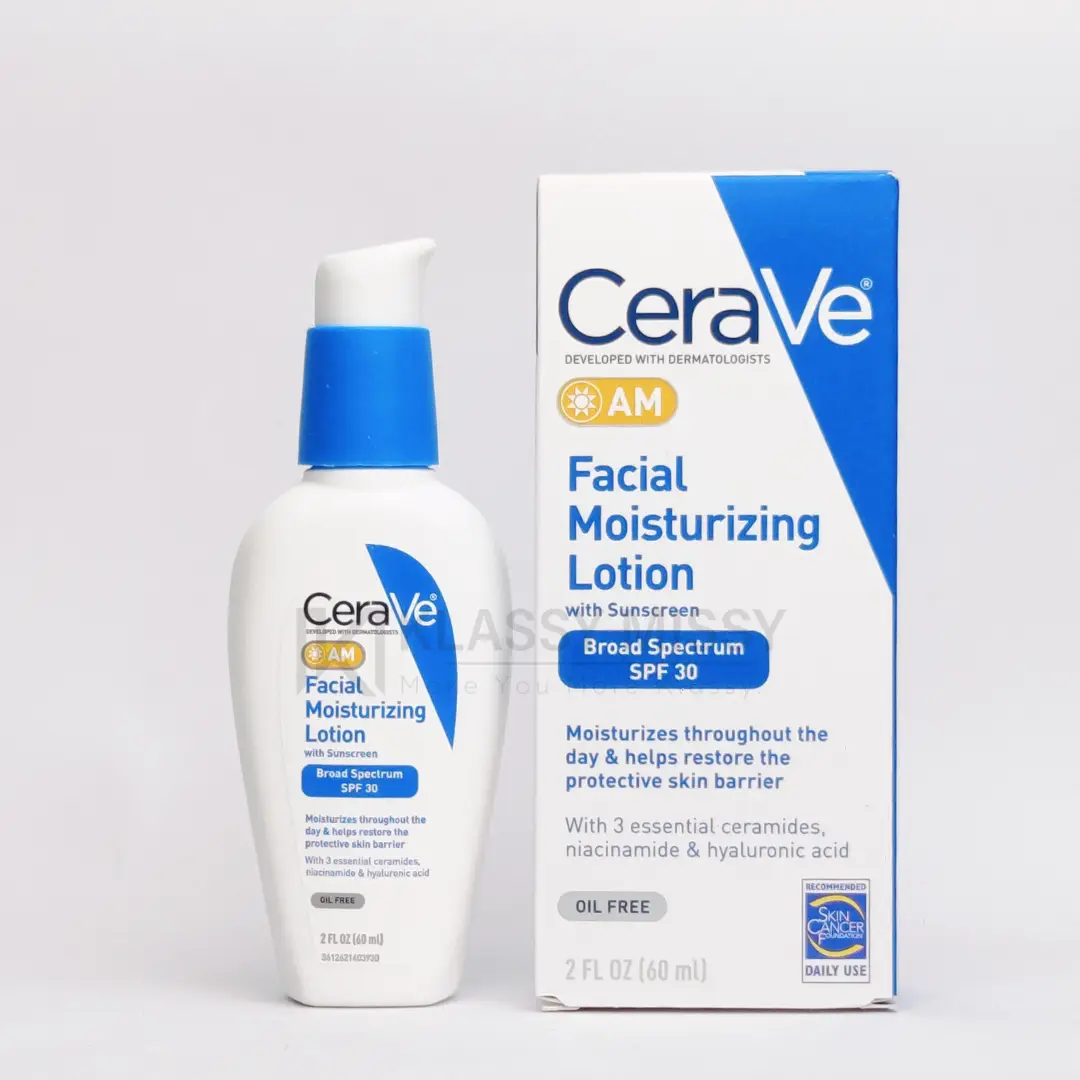 CeraVe AM Facial Moisturizing Lotion with Sunscreen SPF 30 60ml