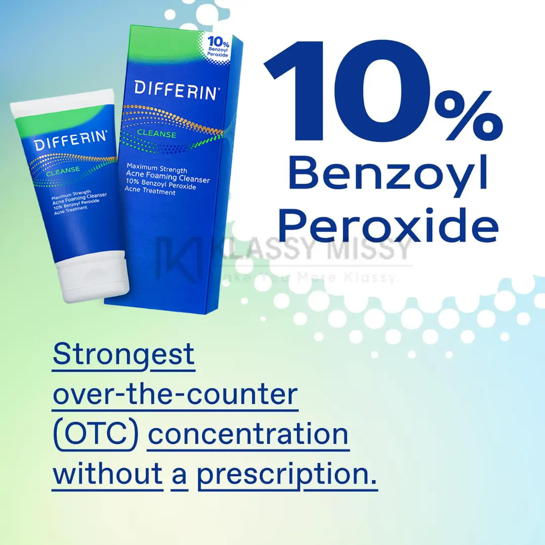 Differin Maximum Strength Acne Foaming Cleanser 148ml