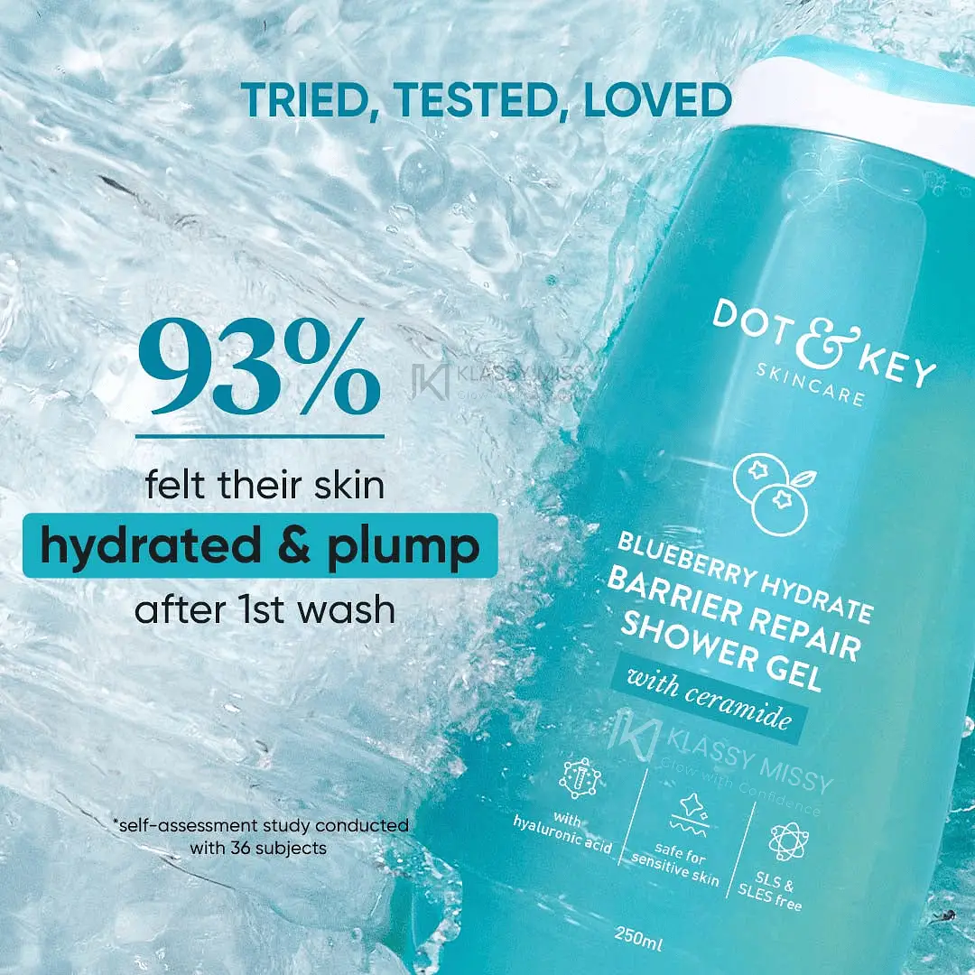 Dot & Key Blueberry Hydrate Barrier Repair Shower Gel with Ceramide 250ml