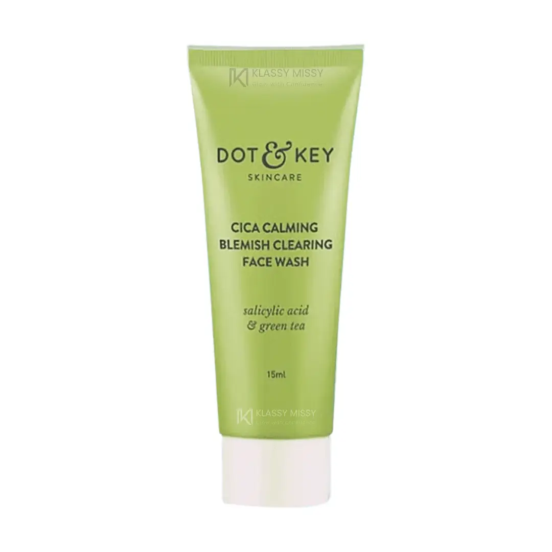 Dot & Key Cica Calming Blemish Clearing Gel Face Wash 15ml