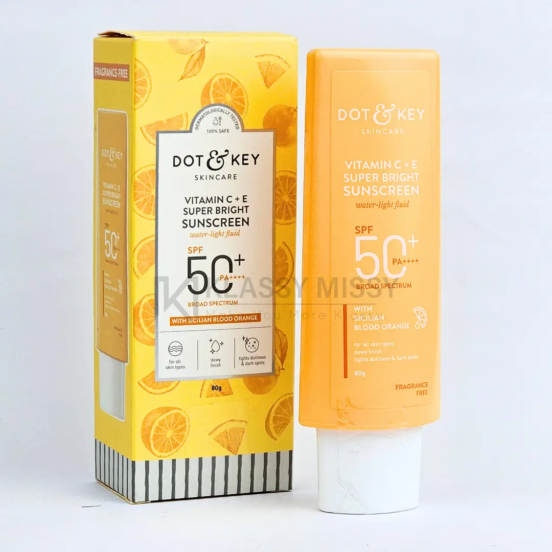 Dot & Key Vitamin C + E Sunscreen, SPF 50+ PA++++ 80g