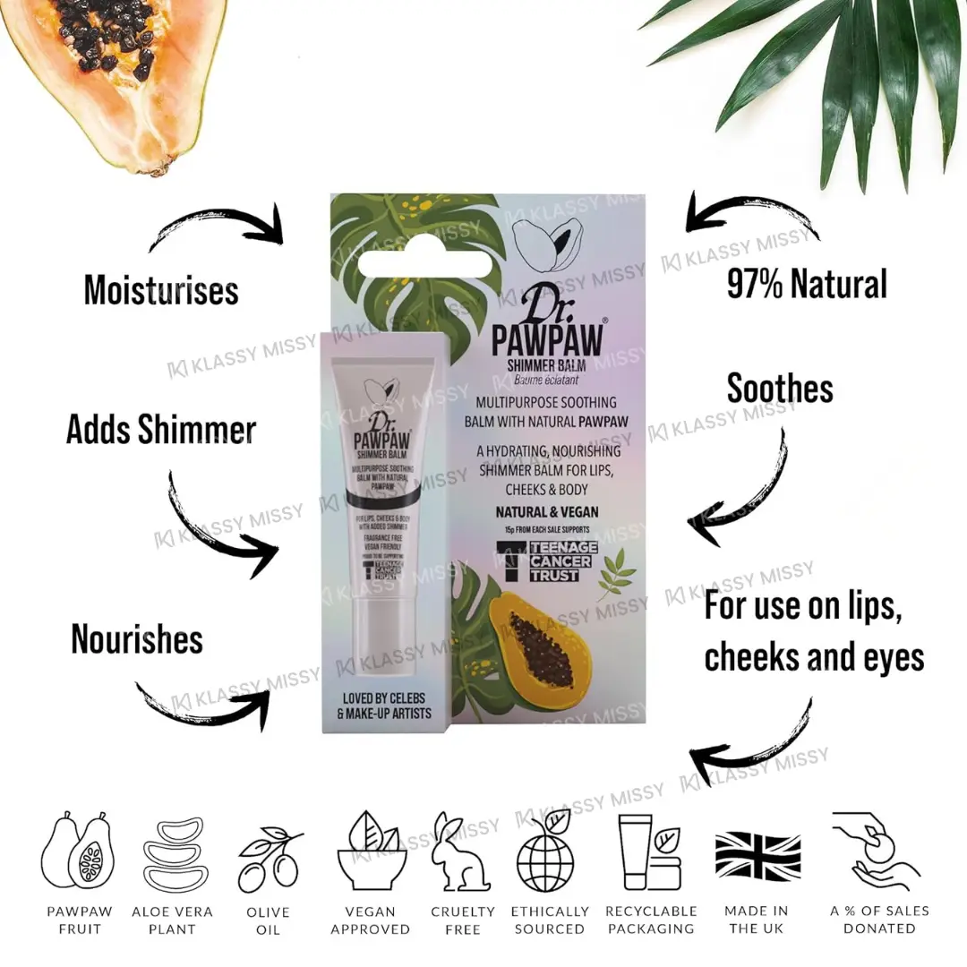 Dr. PAWPAW Shimmer Balm 10ml | KlassyMissy