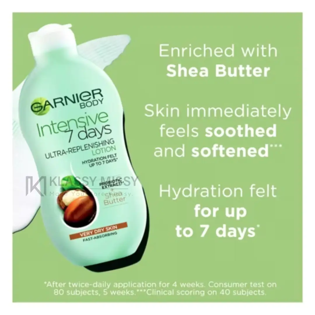 Garnier Intensive Shea Butter Probiotic Extract Body Lotion