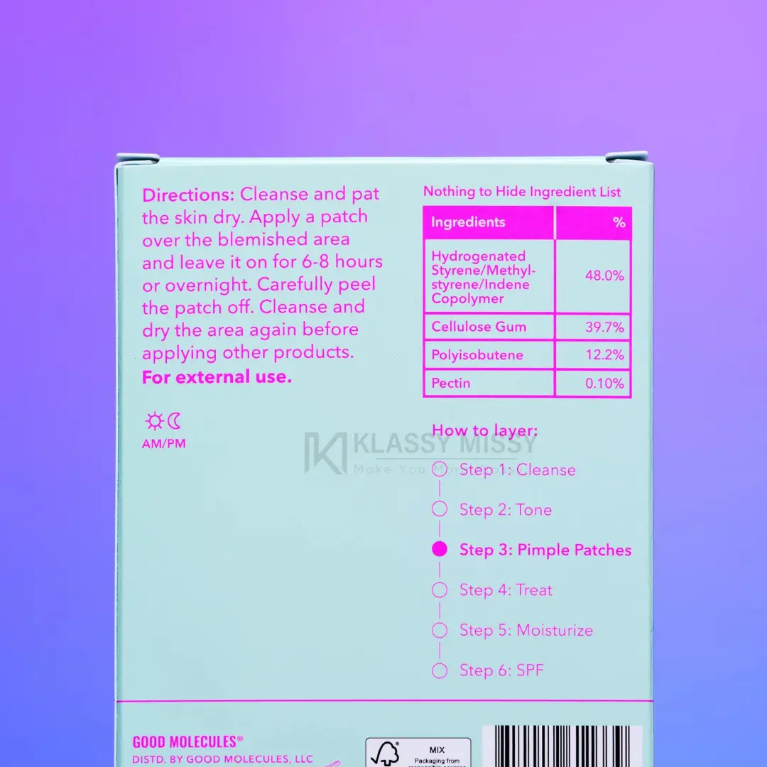Good Molecules Pimple Patches (60 Patches Pack)