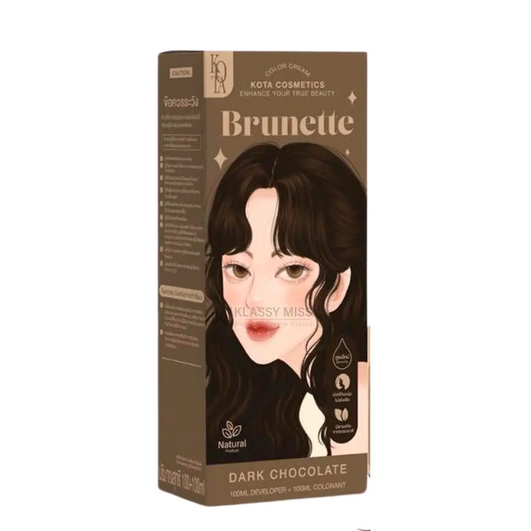 Kota Cosmetics Hair Color Cream - Brunette - Dark Chocolate