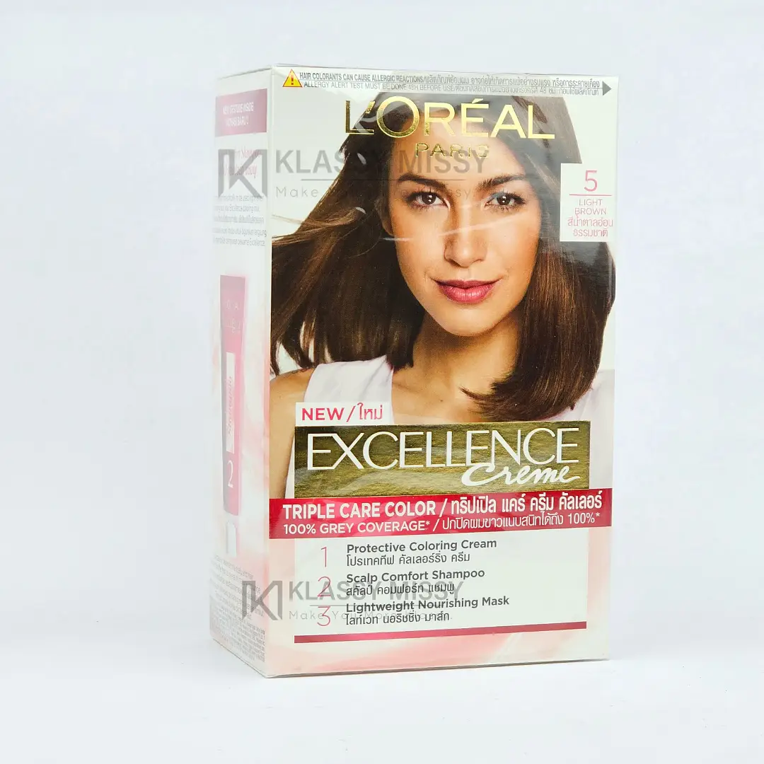 L'Oréal Excellence Crème Permanent Hair Color 5 Light Brown