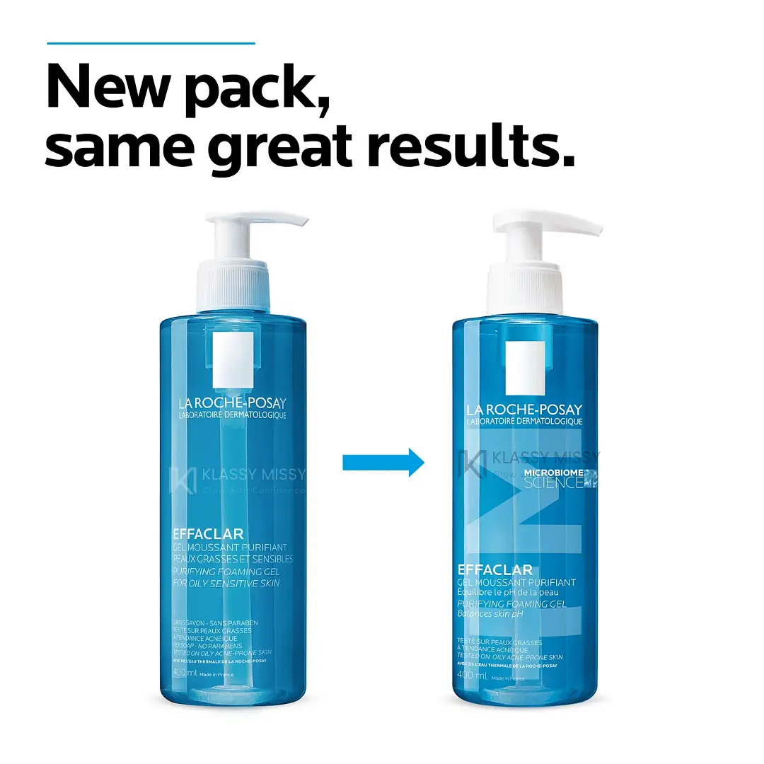 La Roche-Posay Effaclar Gel Facial Wash for Oily Skin 400ml