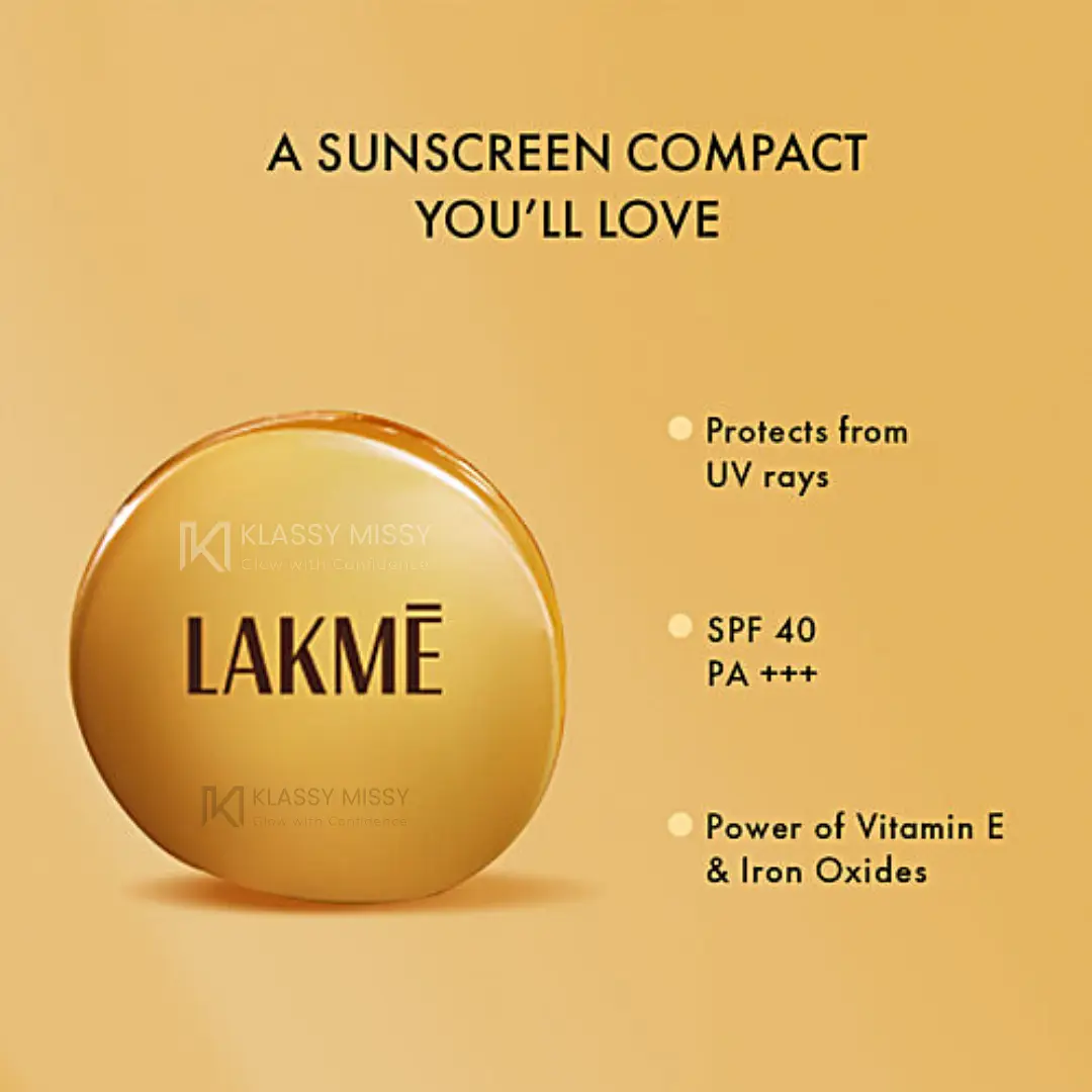 Lakmé Sun Expert Ultra Matte SPF 40 Pa+++ Compact with Power of Vitamin ...