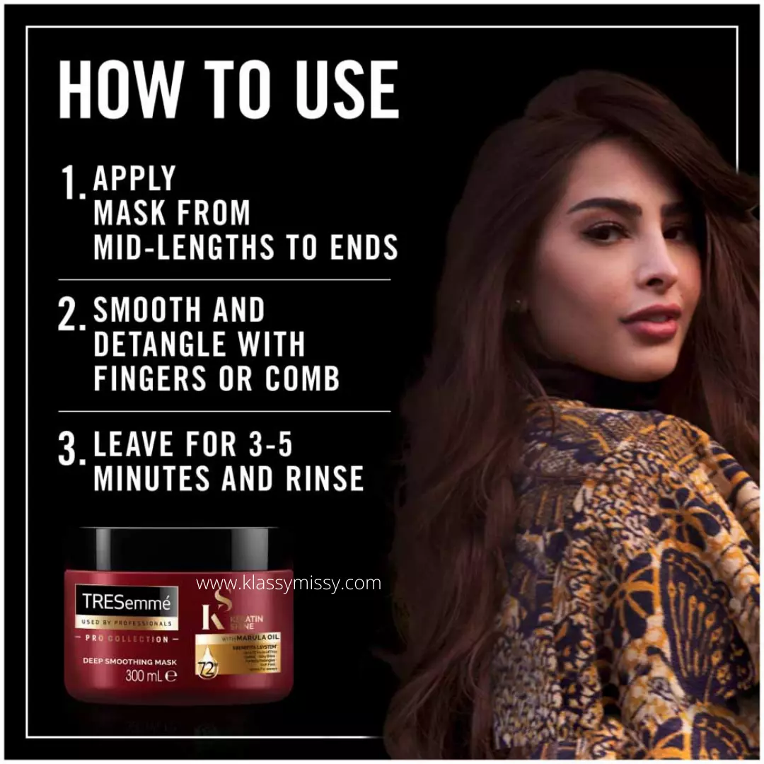 TRESemmé Keratin Smooth Mask 300ml - Klassy Missy