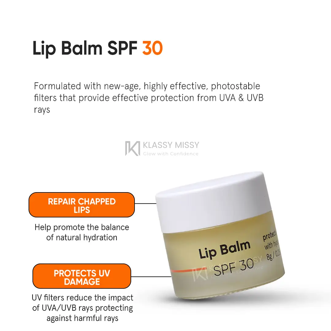 Minimalist Lip Balm SPF 30 With Ceramides & Hyaluronic Acid 8g