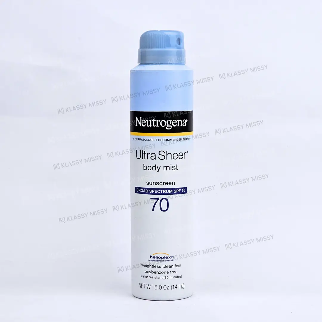Neutrogena Ultra Sheer Lightweight Body Sunscreen Mist SPF70