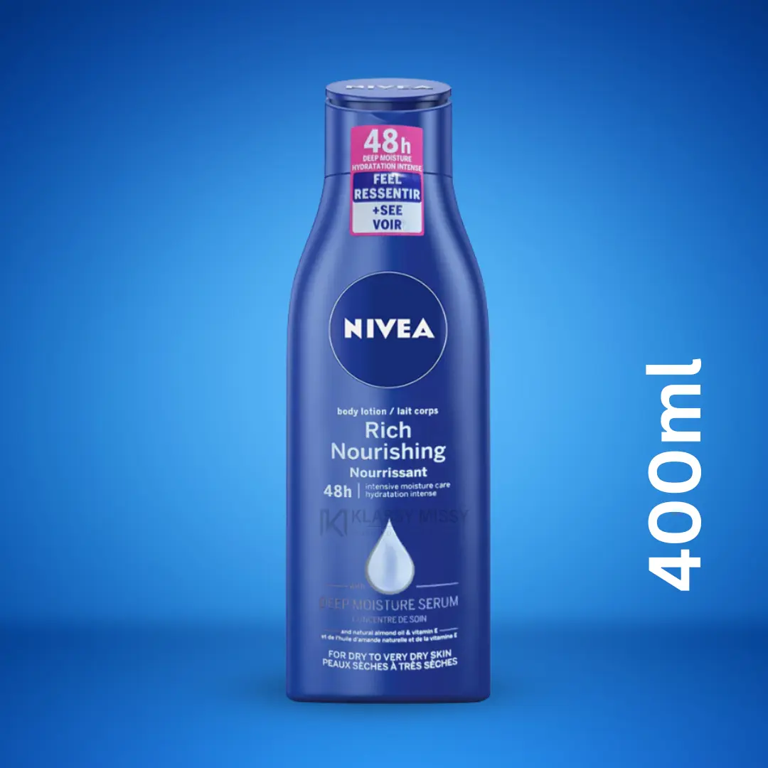 NIVEA Rich Nourishing Deep Moisture Serum Body Lotion 400ml