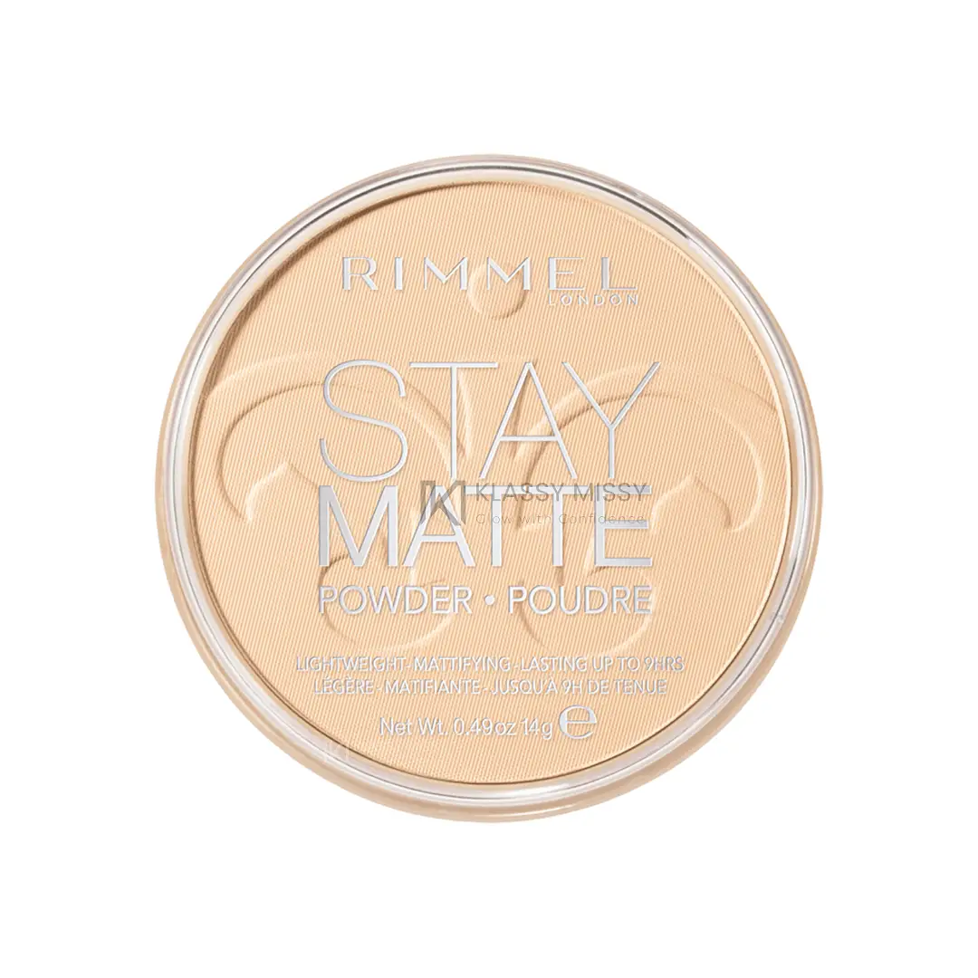 Rimmel London Stay Matte Pressed Powder Transparent 001