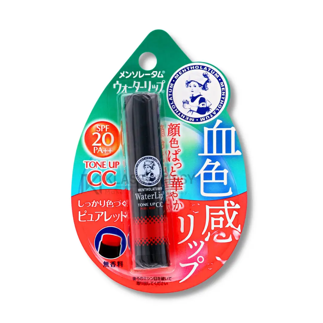 Rohto Mentholatum Tone Up CC Pure Red Color Lip Balm SPF 20
