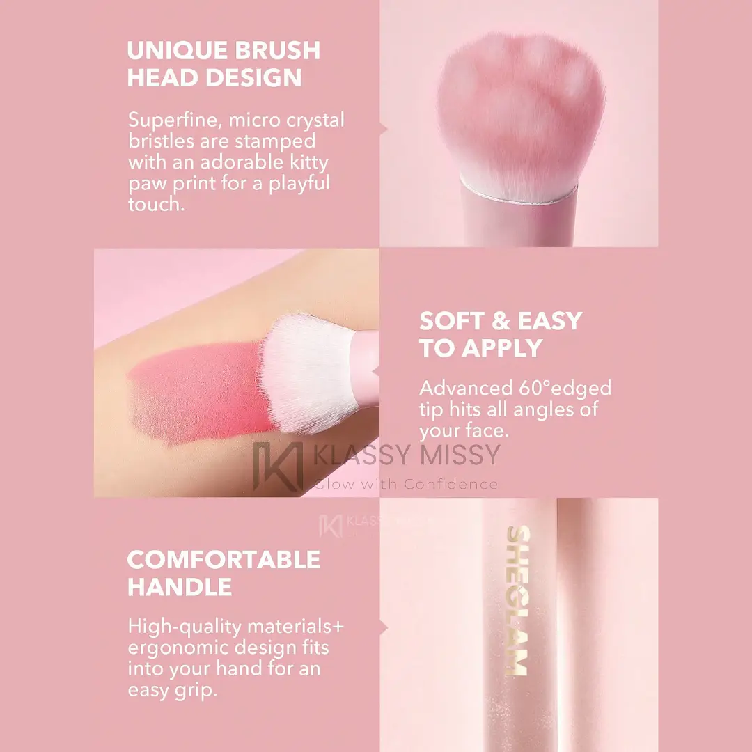 SHEGLAM Color Bloom Liquid Blush Brush - Pink