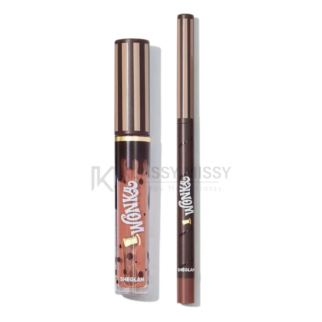 SHEGLAM Willy Wonka Cocoa Kiss Lip Duo-Brownie Bite