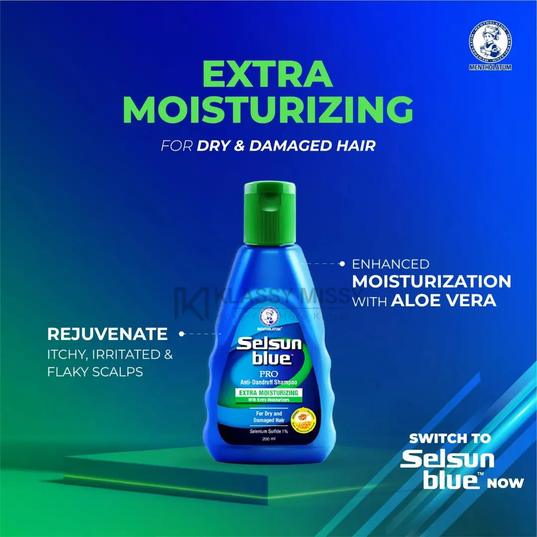 Selsun Blue Pro Anti-Dandruff Shampoo - Extra Moisturizing