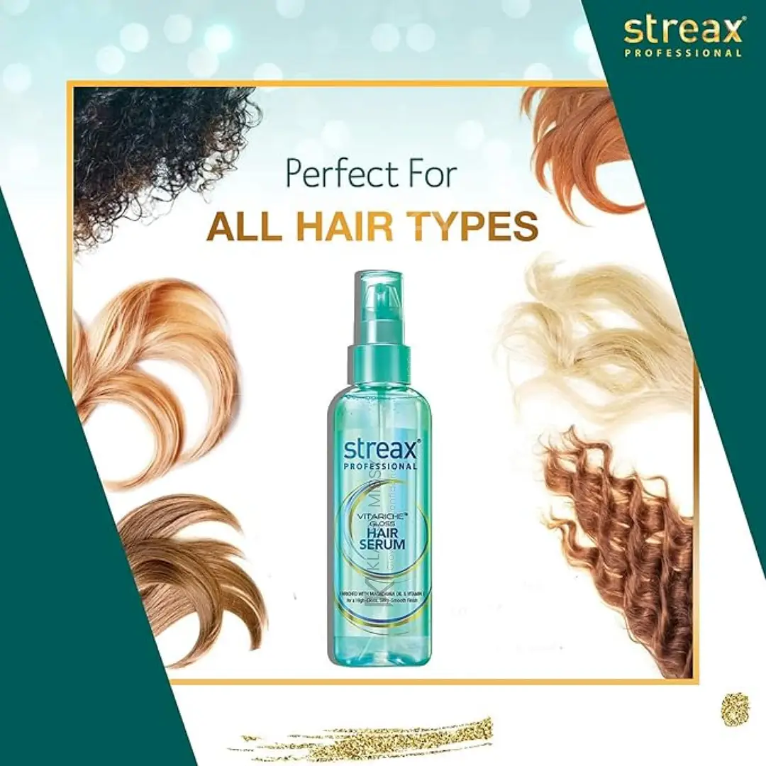 Streax Professional Vitariche Gloss Hair Serum 45ml