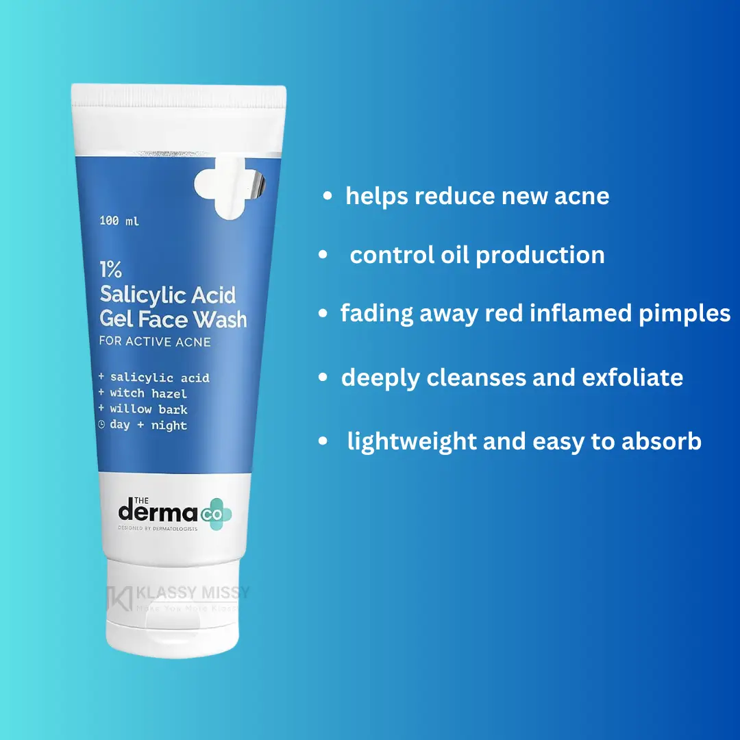 The Derma Co 1% Salicylic Acid Gel Face Wash 100ml