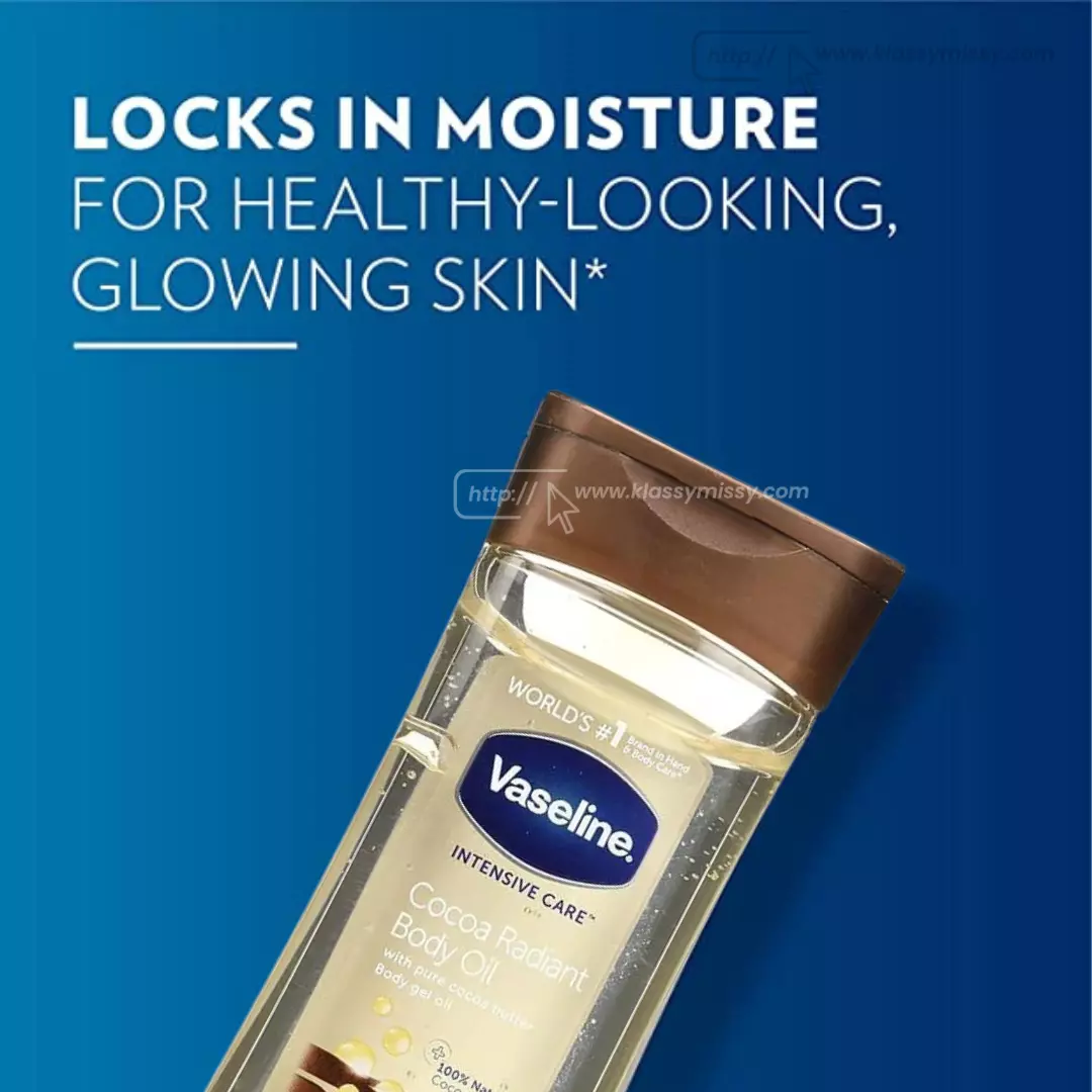 Vaseline Intensive Care Cocoa Radiant Body Oil 200ml