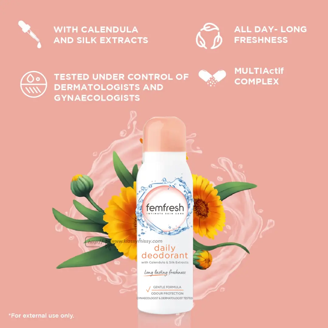 Femfresh Deodorant Spray 125ml - Klassy Missy