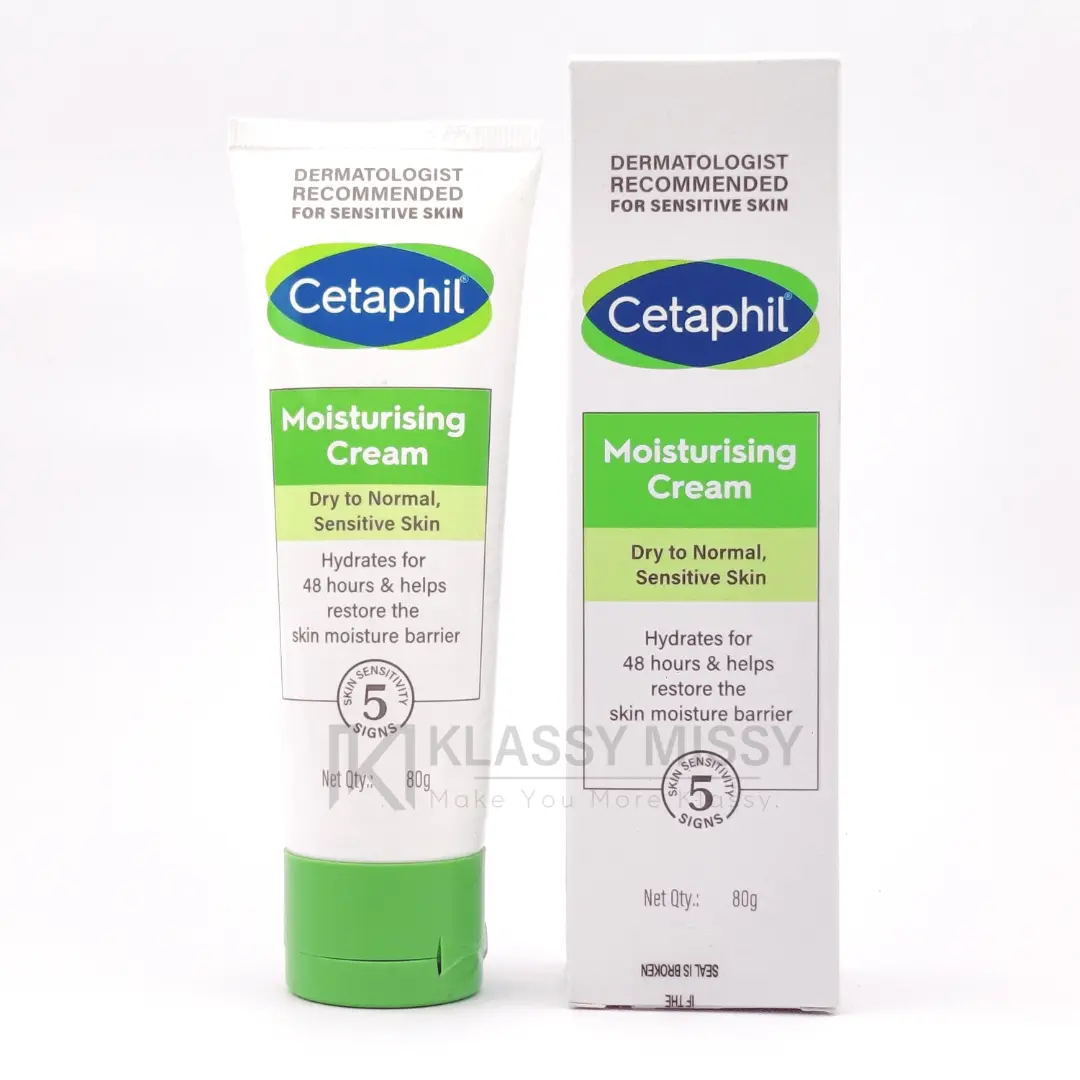 Cetaphil Moisturising Cream Dry to Normal Sensitive Skin 80g