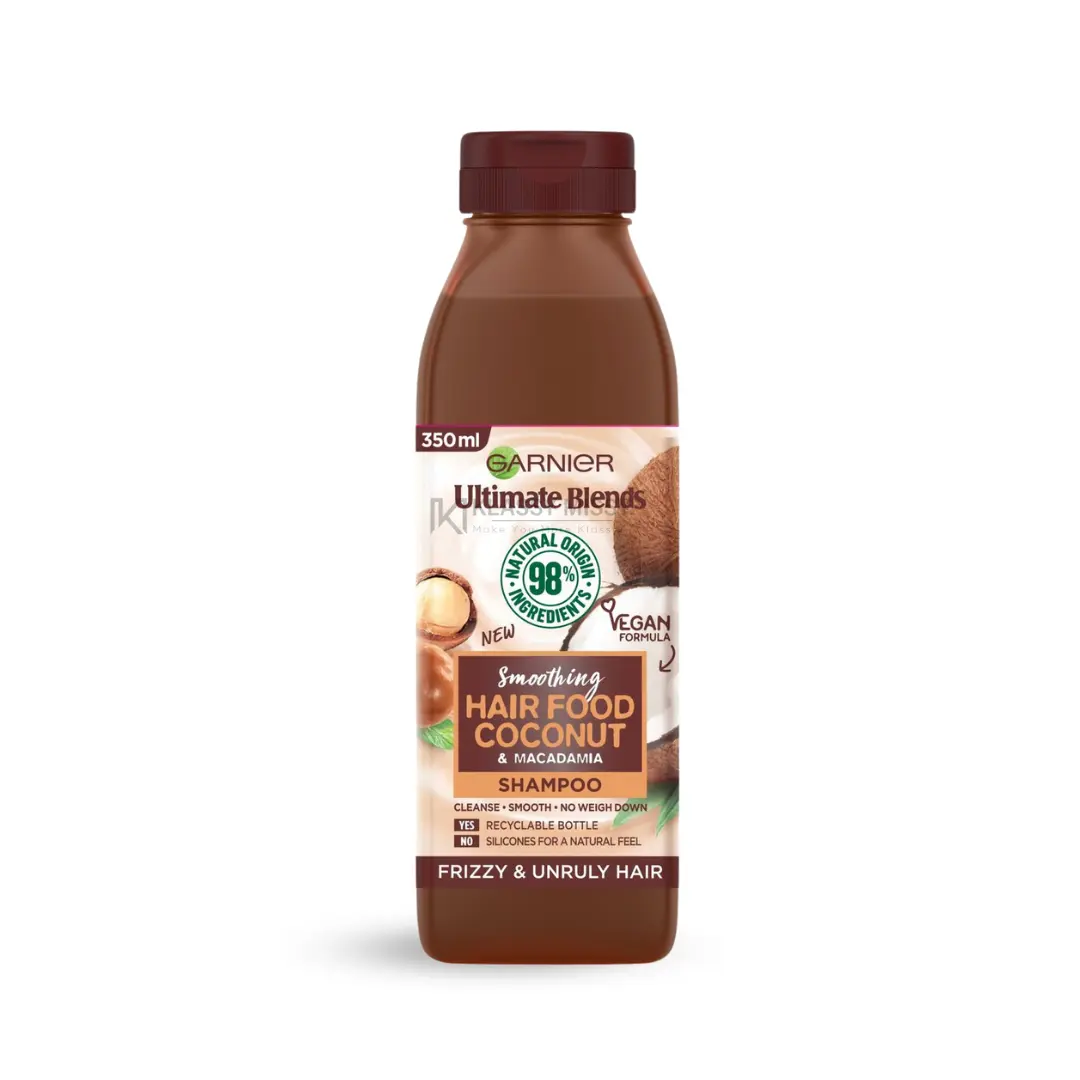 Garnier Ultimate Blends Smoothing Hair Food Shampoo 350ml