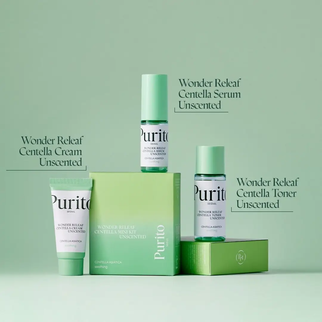 PURITO Wonder Releaf Centella Mini Kit Unscented